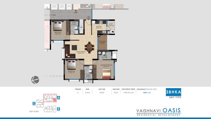 Vaishnavi Oasis | JP Nagar | Top Luxurious 2, 3 BHK flats in Bengaluru
