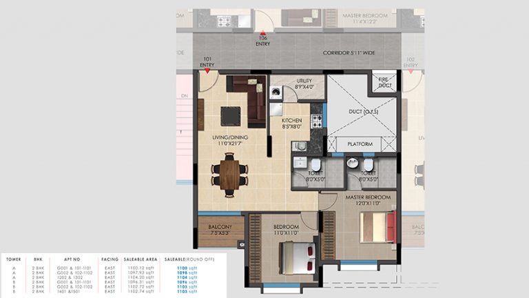 Vaishnavi Oasis | JP Nagar | Top Luxurious 2, 3 BHK flats in Bengaluru